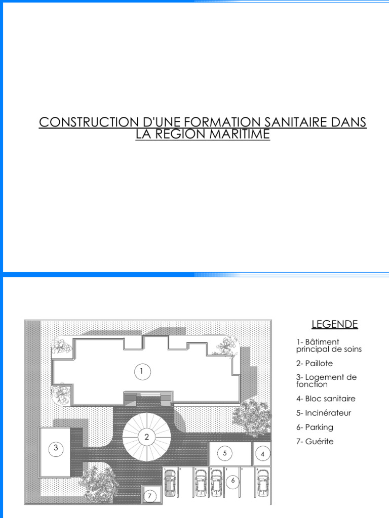 Plan de construction d'une formation sanitaire | PDF