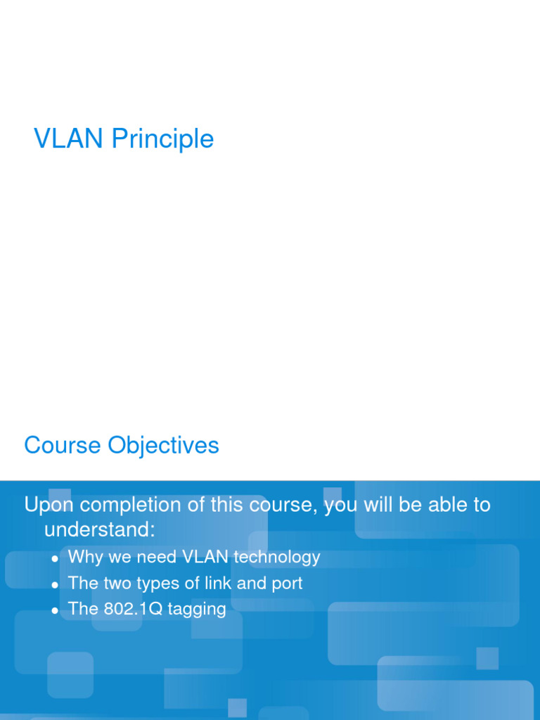 PO SP2001 E01 1L2Technology VLANPrincipleV1.1 | PDF | Network Switch ...