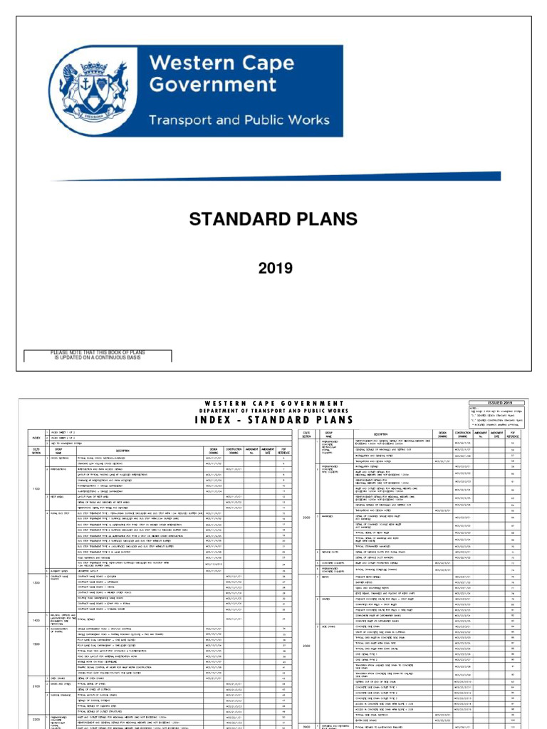 WCG - Standard Plan Book 2019 | PDF