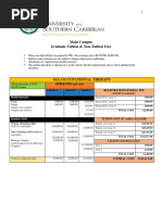 SGU Tuition Fees and Living Costs 2023-24 | PDF | Cost Of Living ...