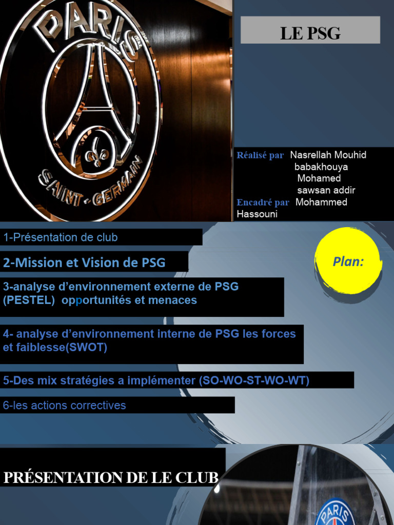 Analyse PSG | PDF | Football | Bilan comptable