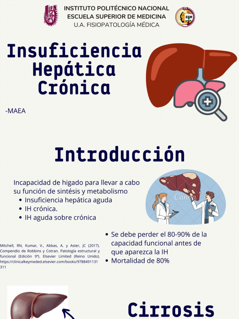 Insuficiencia Hepatica Cronica | PDF