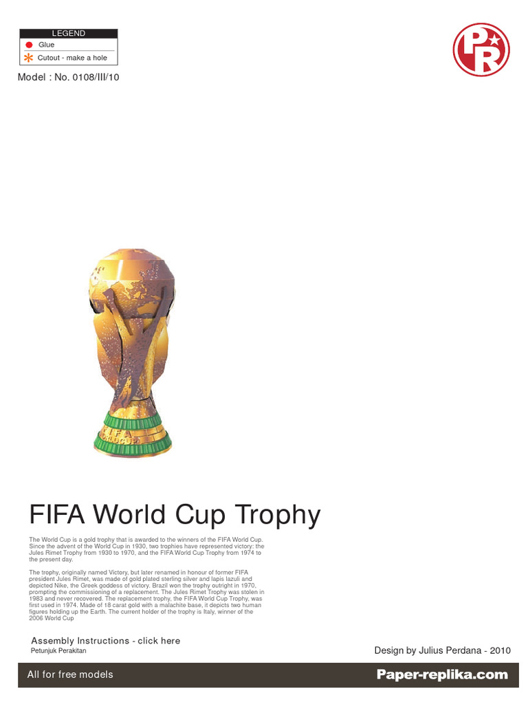 History of FIFA World Cup Trophies | PDF