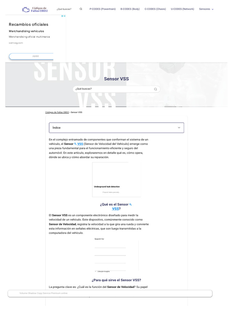 ֎ Sensor VSS _ Cómo funciona, dónde se ubica y reparación 578֎ | PDF | Sistema de freno ...