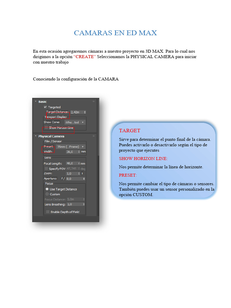 Camaras en Ed Max | PDF