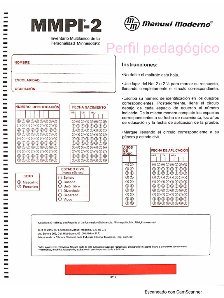 Mmpi 1 | PDF