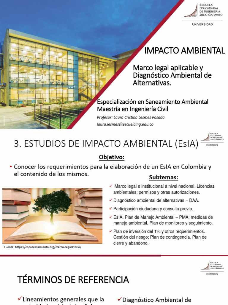 3A. Marco Legal Aplicable. Diagnóstico Ambiental de Alternativas. | PDF ...