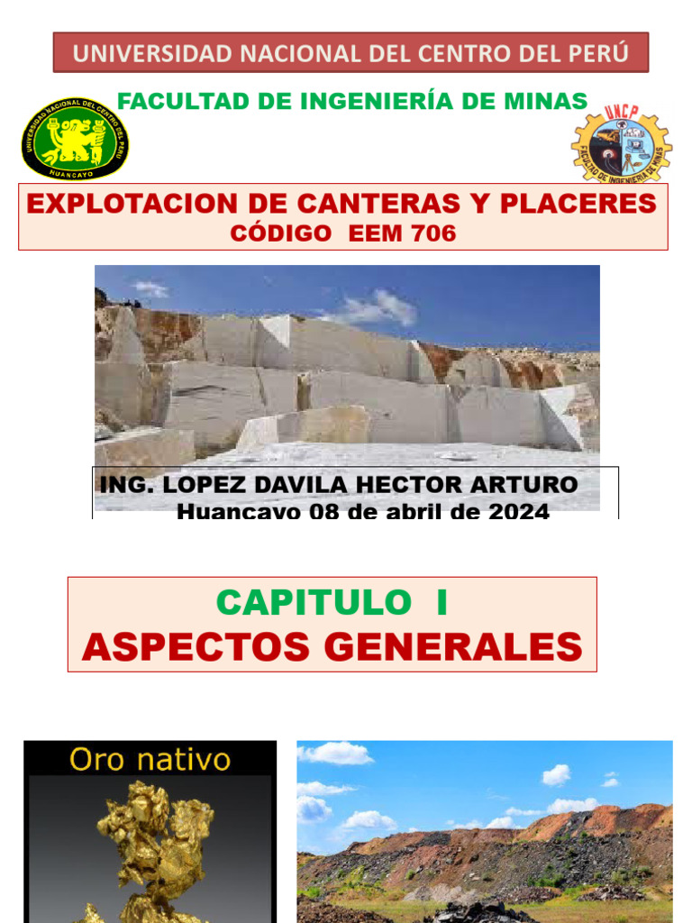 ASPECTOSGENERALES | PDF | Minería | Minerales