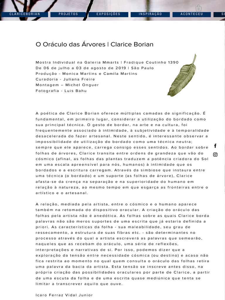 O Oraculo Das Arvores de Clarice Borian | Download grátis PDF | Oráculo ...