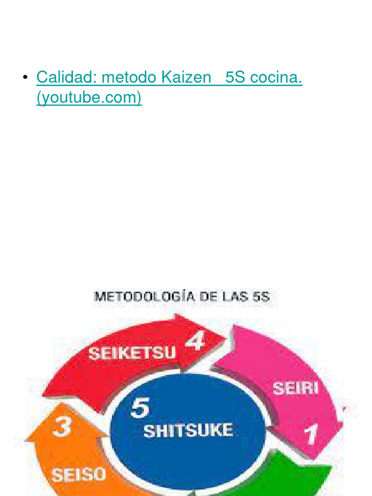 Las 5 S de La Calidad | PDF