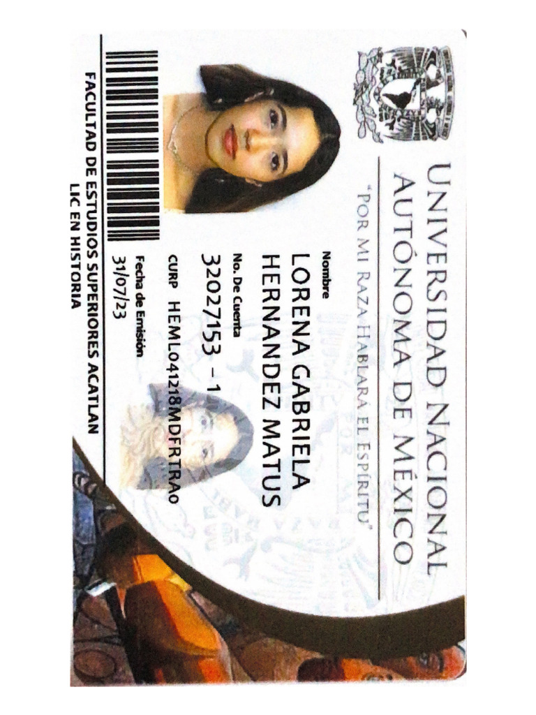 Credencial UNAM | PDF