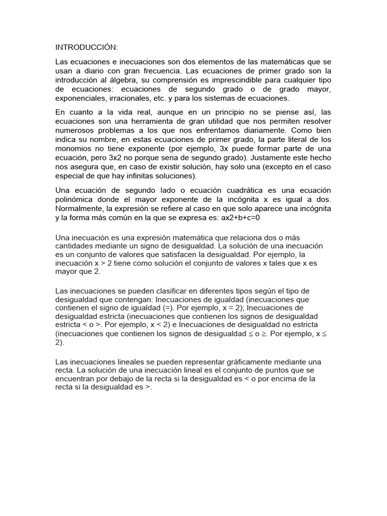 Trabajo Jheyson Lopez | PDF | Ecuaciones | Matemáticas