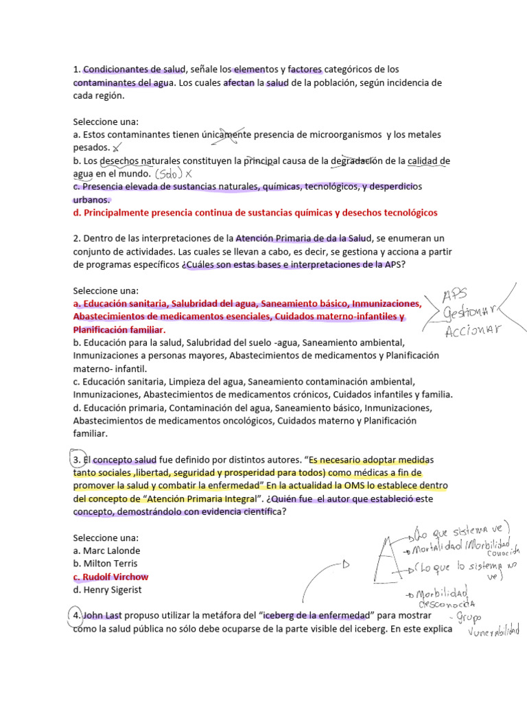 Era1 e 2 de Aps 2021-1 | PDF | Reanimación cardiopulmonar | Virus