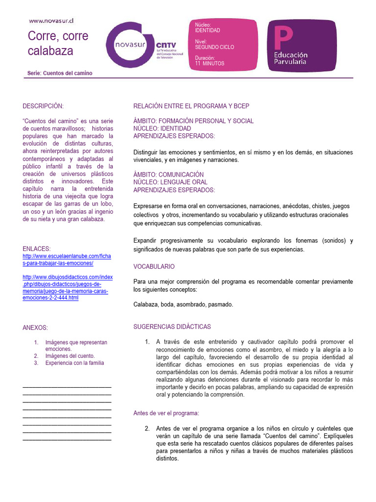 Corre, Corre Calabaza | PDF | Las emociones