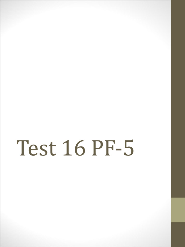 16 pf-5 Presentación | PDF | Timidez | Ciencias del comportamiento