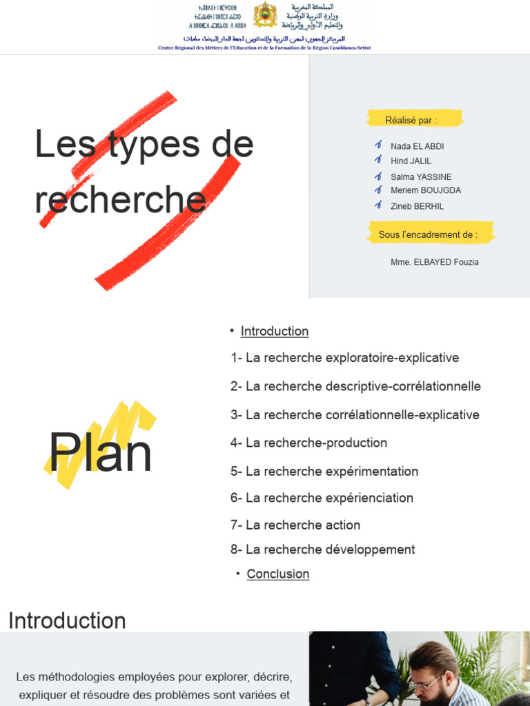 Exposé - Les Types de Recherche | PDF | Recherche-action | Expérience