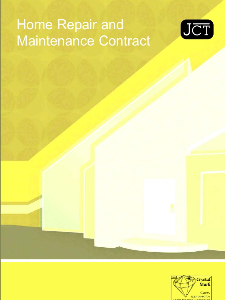 JCT - Home Repair & Maintenance Contract | PDF | Value Added Tax ...