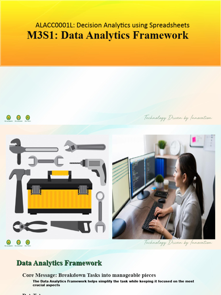 (M3S1) Data Analytics Framework | PDF | Data Analysis | Data