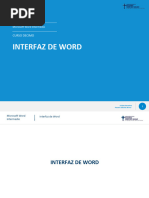 Sesión 01 - Word Básico - Interfaz de Word | PDF | Ventana (informática) | Botón (Computación)