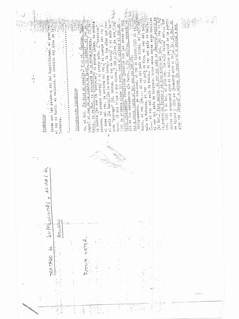 Tratado Heteos Aziras | PDF