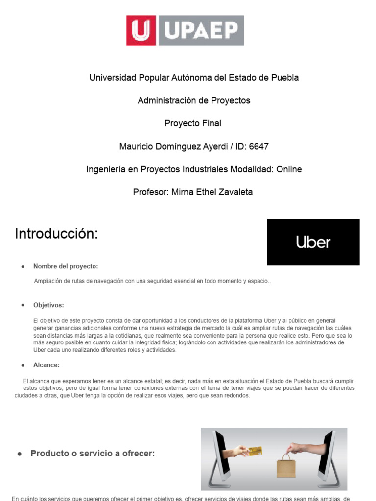 Actividad 8 - Presentación Del Proyecto Final | PDF