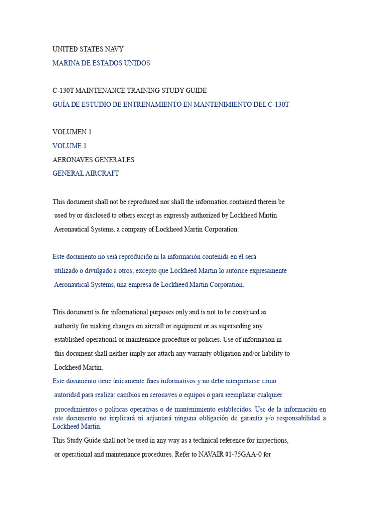 United States Navy Training Course | PDF | Aeronave | Ingeniería ...