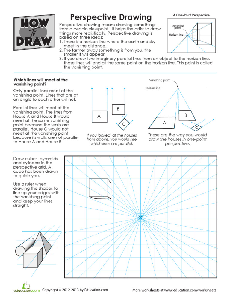 how-to-draw-perspective | Download Free PDF | Horizon | Perspective (Graphical)