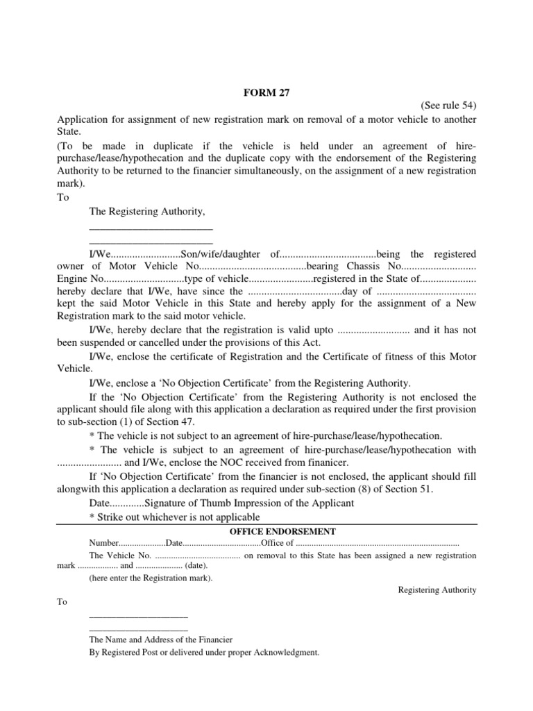 Form 27 | PDF