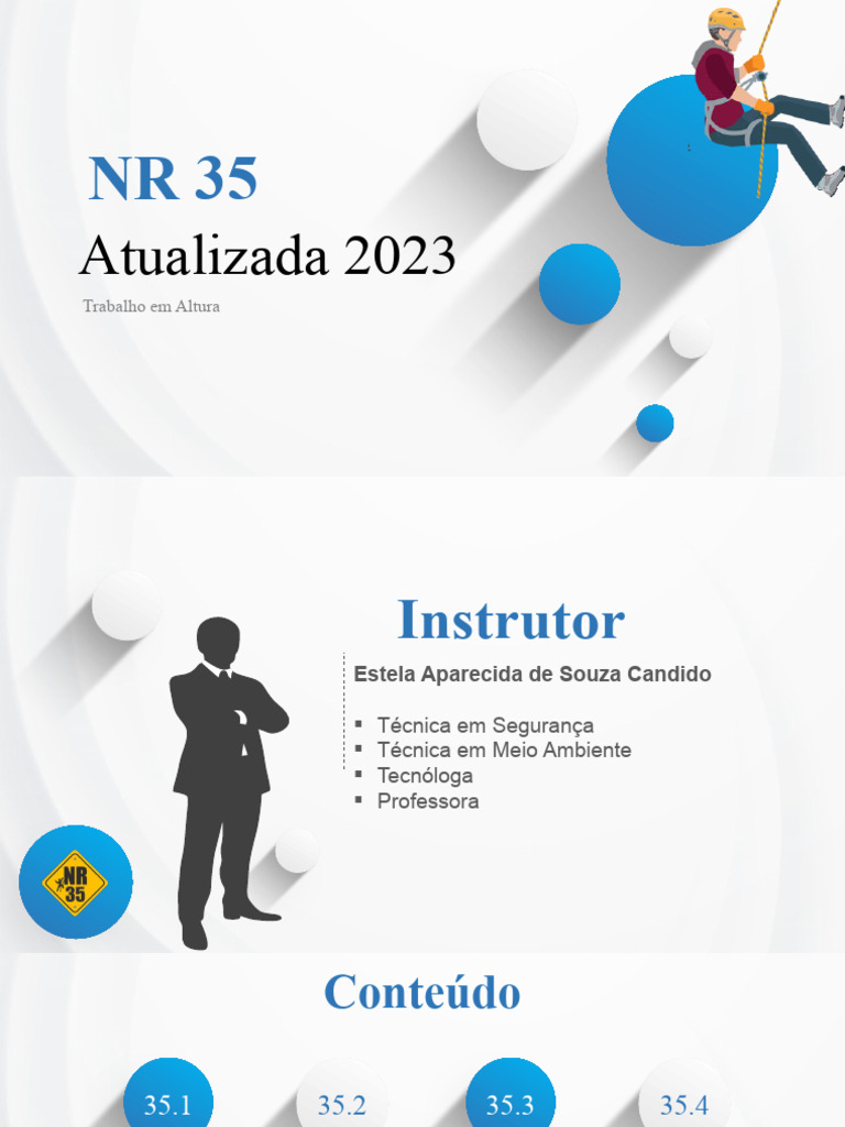 NR35 - Nova Corpo Principal Da NR 35 - Julho 2023 | PDF | Desenvolvimento profissional ...
