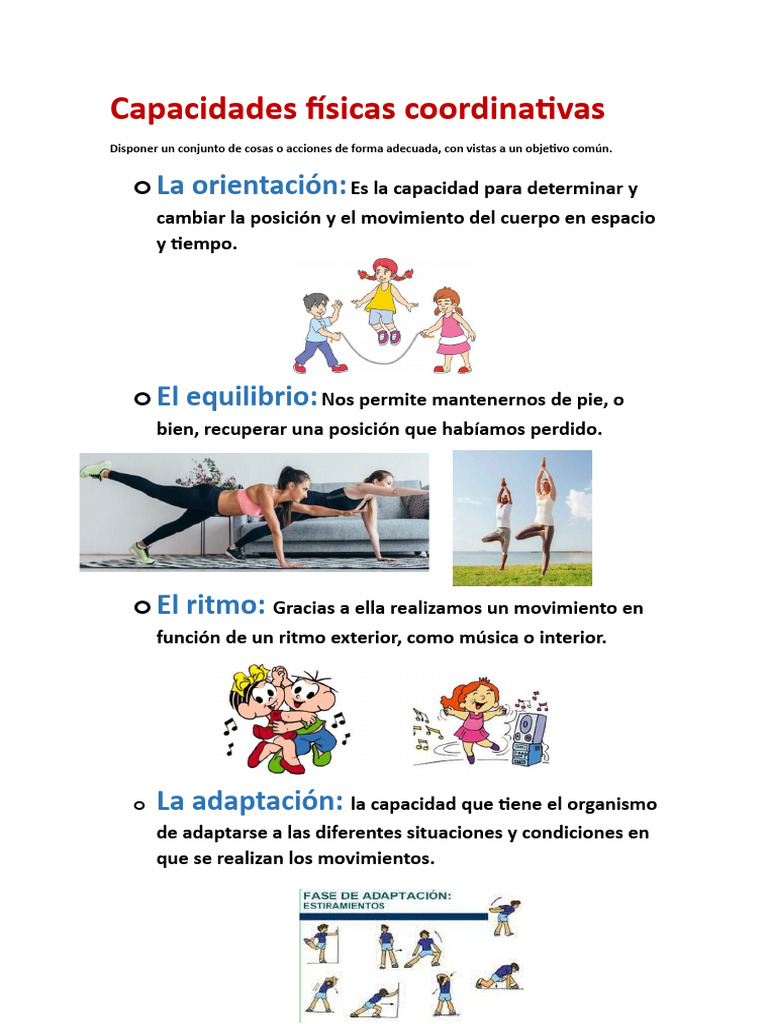 Capacidades Coordinativas | PDF