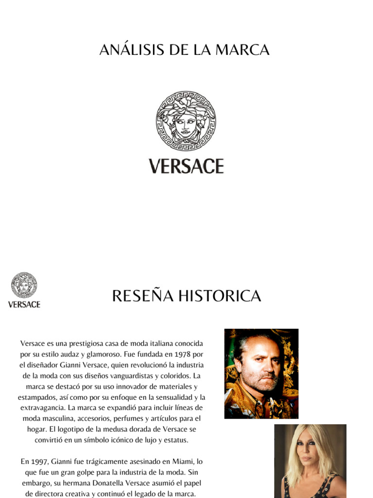 Análisis Versace. ValeyAri | PDF | Moda | Ropa