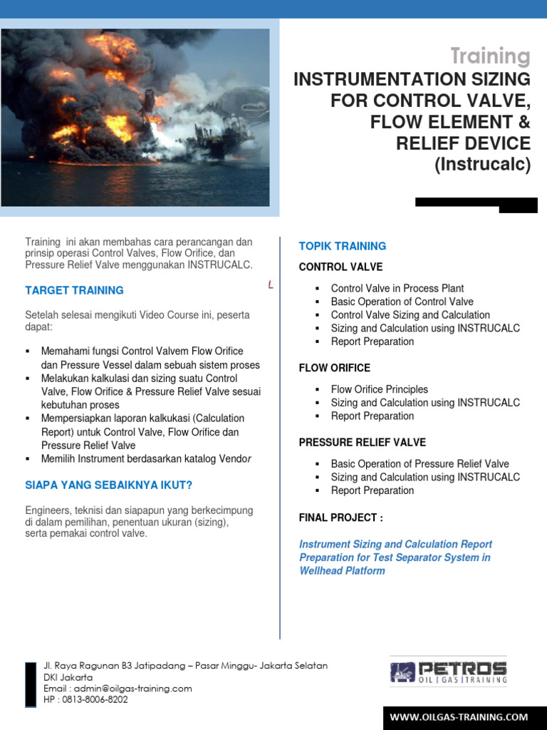 INT-01 NSTRUMENTATION SIZING FOR CONTROL VALVE,FLOW ELEMENT & RELIEF ...