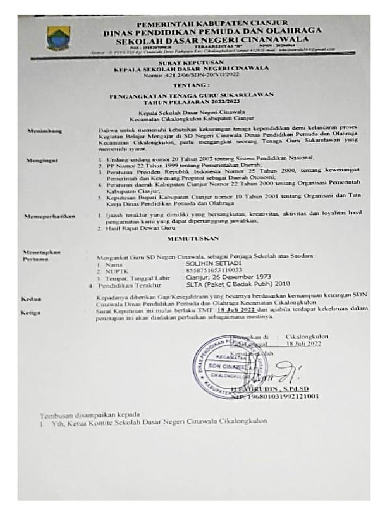 SK 2022 Elih | PDF