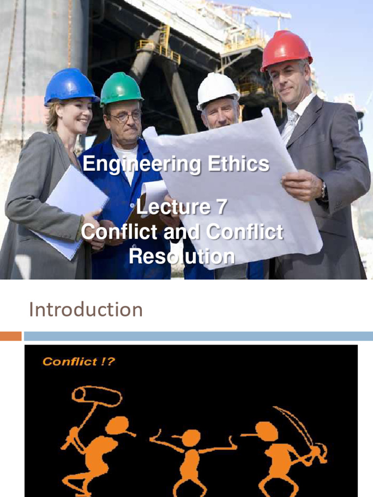 Engineering Ethics: Conflict Resolution | PDF | Conflict Of Interest ...