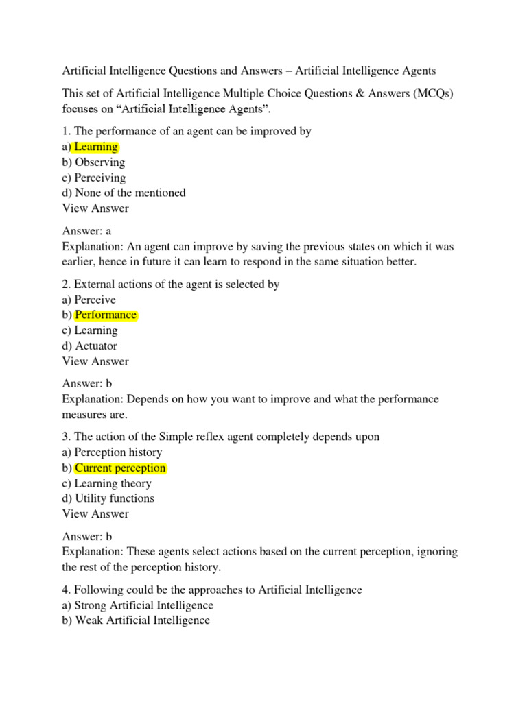 Ai Set 1 Main | PDF | Artificial Intelligence | Intelligence (AI ... Ai Set 1 Main | PDF | Artificial Intelligence | Intelligence (AI ...