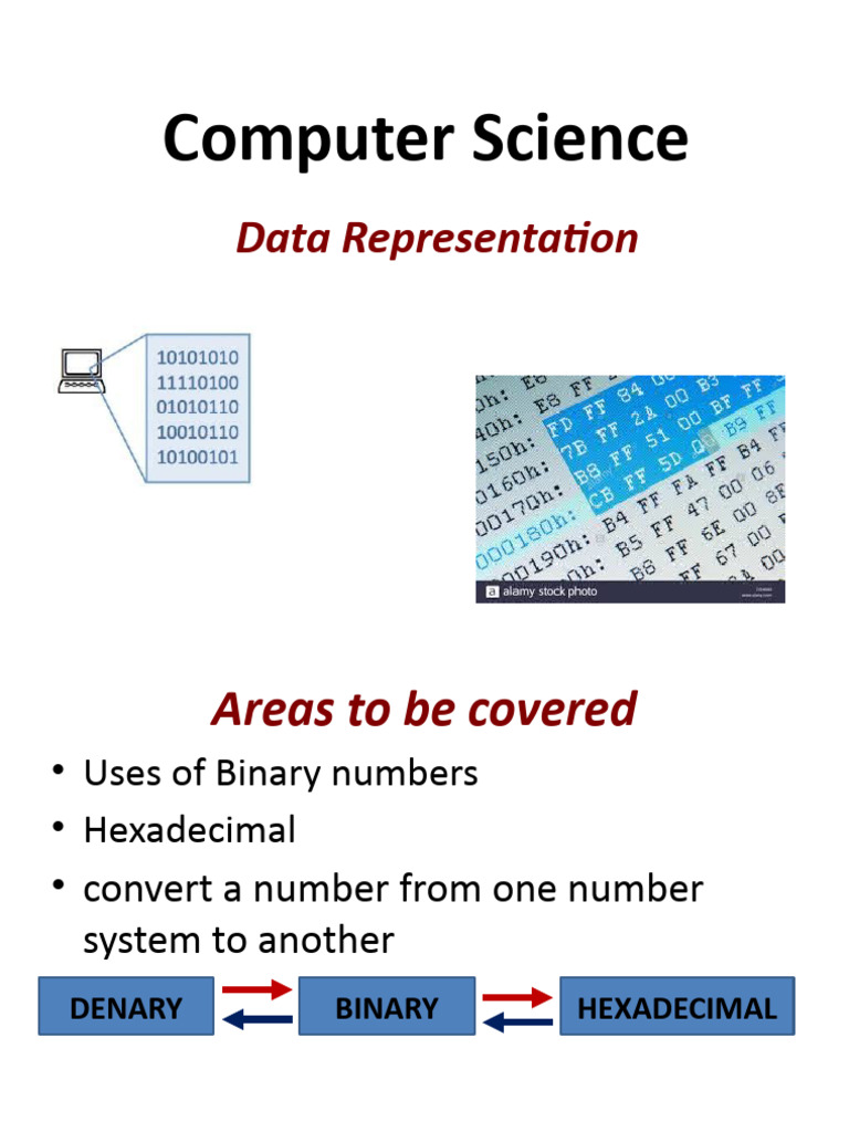 Lesson2 - Data Representation - Hexadecimal | PDF | Decimal | Encodings