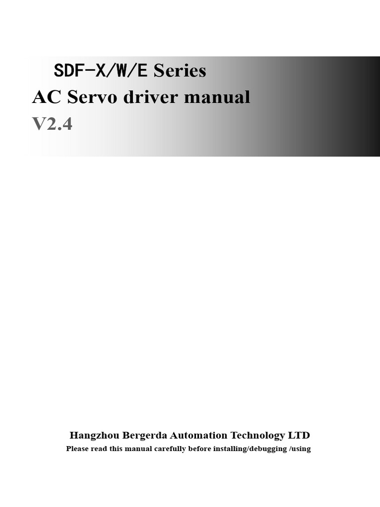 SDF X W E+series+manual+V24 231024 195723 | PDF | Electronic Circuits | Parameter (Computer ...