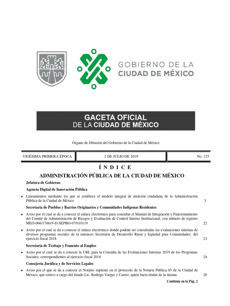 Lineamientos Mediante Los Que Se Establece El Modelo Integral de ...