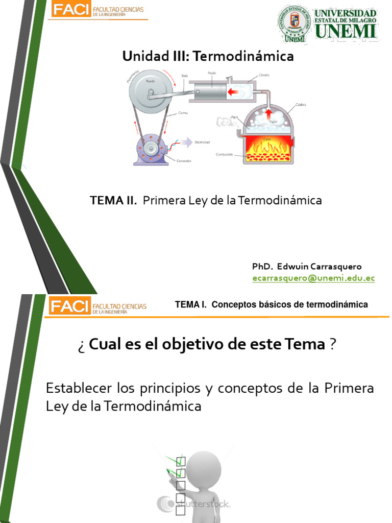 Primera Ley de La Termodinamica | PDF | Gases | Calor