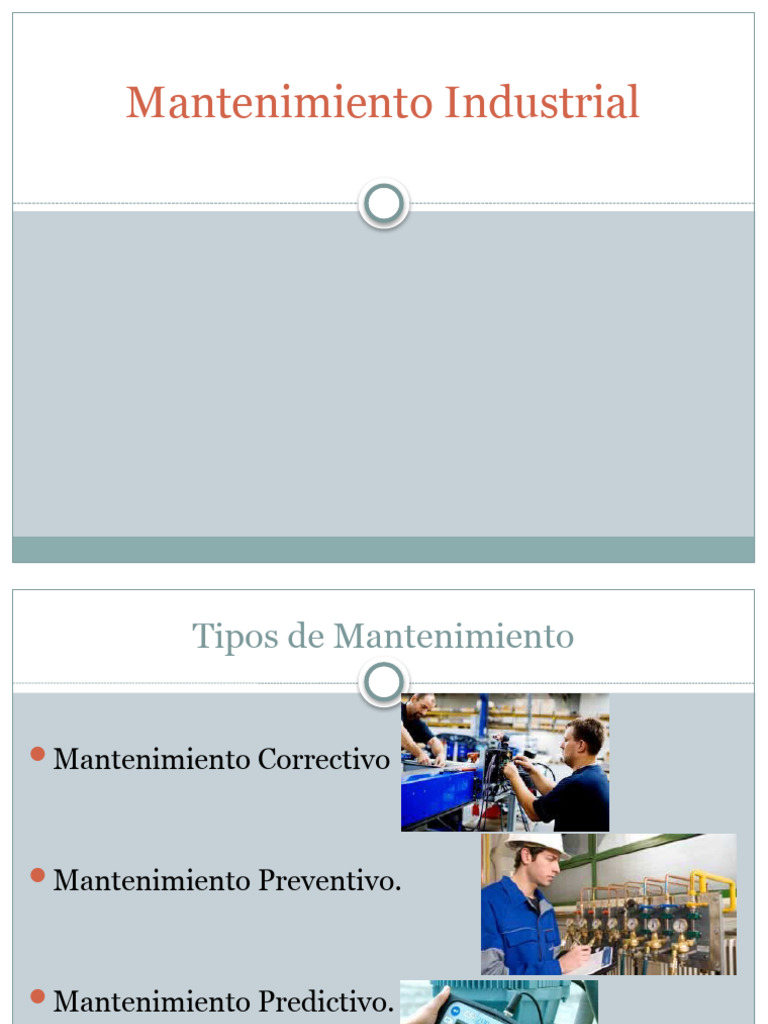 Mantenimiento-Industrial 1 | PDF | Indicador de rendimiento | Presupuesto
