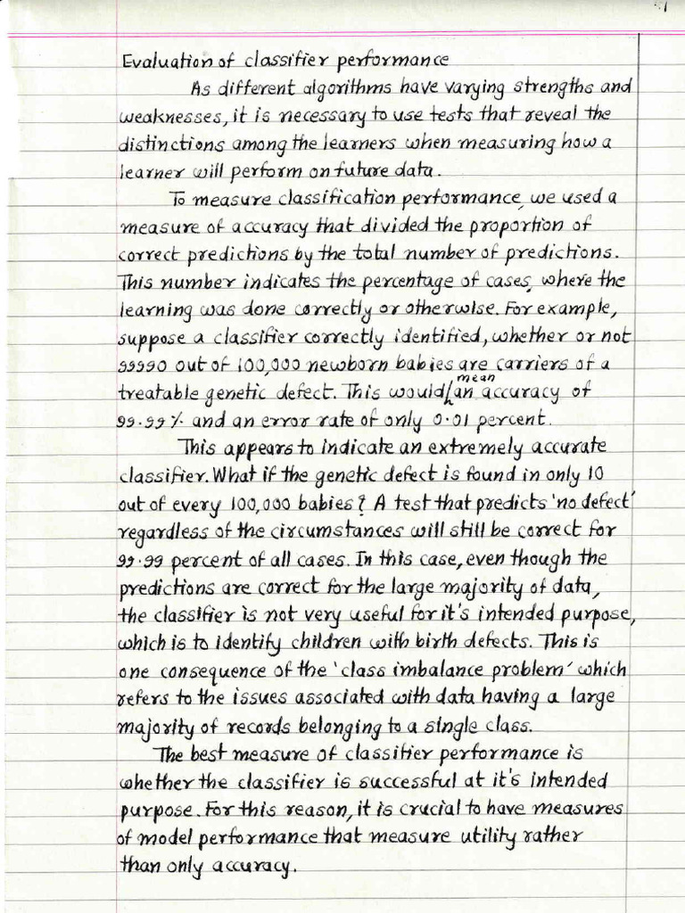 Confusion Matrix Explained for Classification | PDF