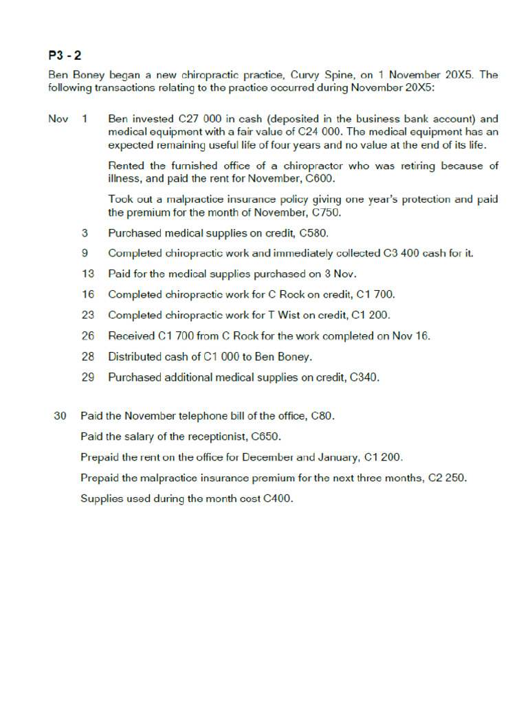 General Journal and General Ledger Class Example - 2 | PDF | Debits And ...