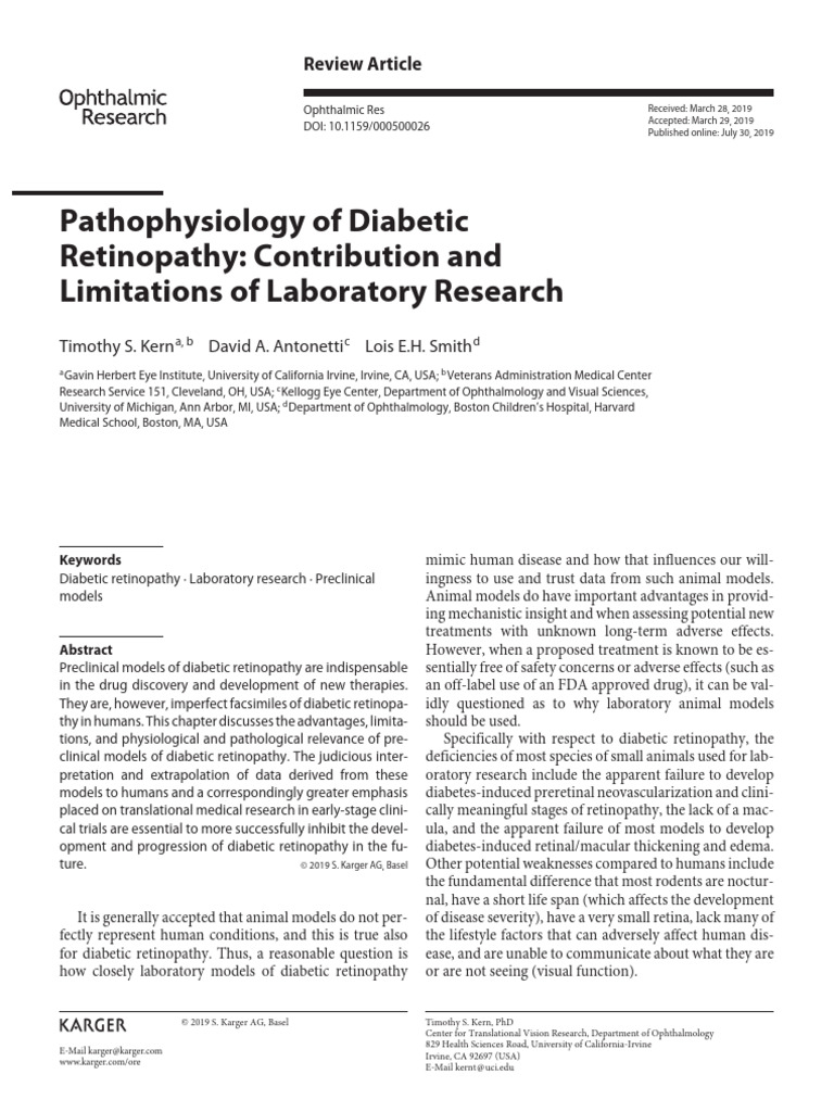2 Fisiopatolog A RD | PDF | Retina | Vascular Endothelial Growth Factor