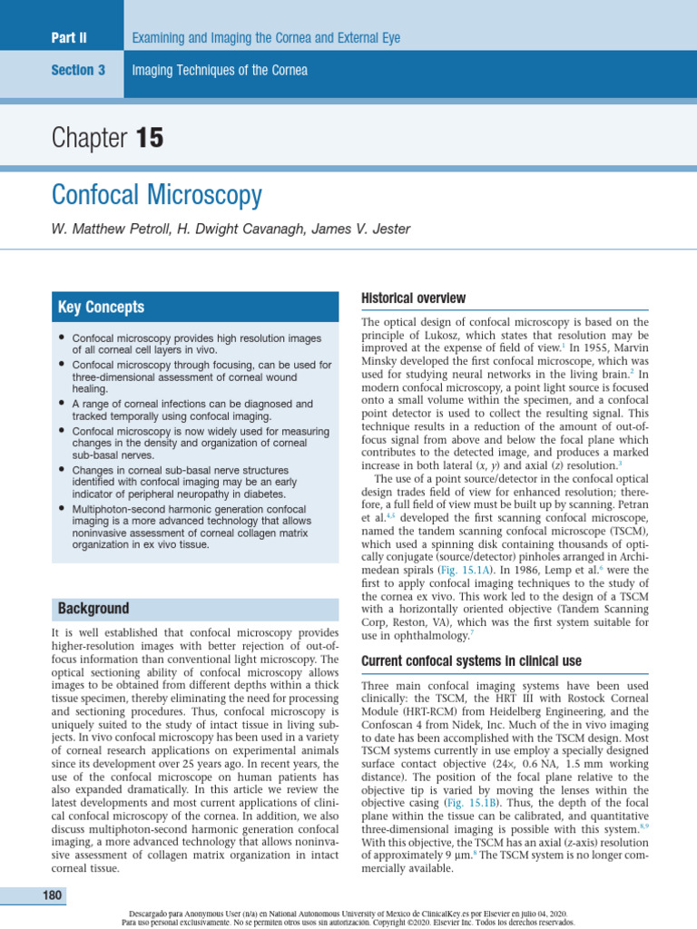 Microscopía Confocal | PDF | Confocal Microscopy | Microscope