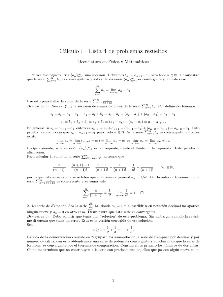 Calc2 2 | PDF | Series (Matemáticas) | Números