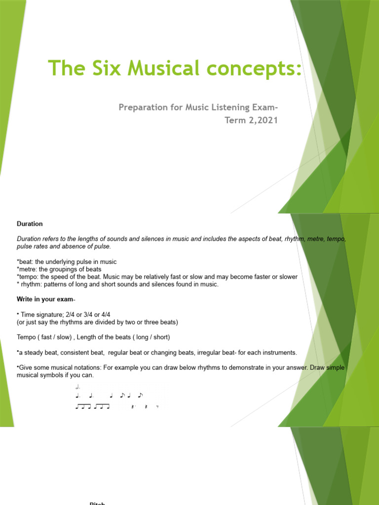 The Six Musical Concepts 2 | Download Free PDF | Rhythm | Musicology