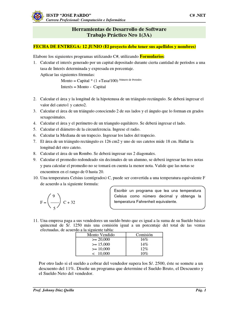 Trabajo1 - Propuestos Selectivas (3A) | PDF | Triángulo | Celsius