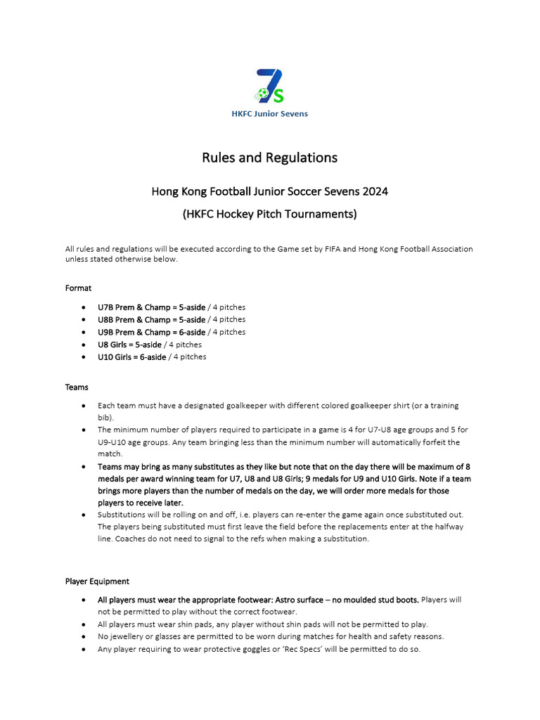 HKFC Junior Sevens Rules and Regulations (HKFC Hockey Tournaments ...