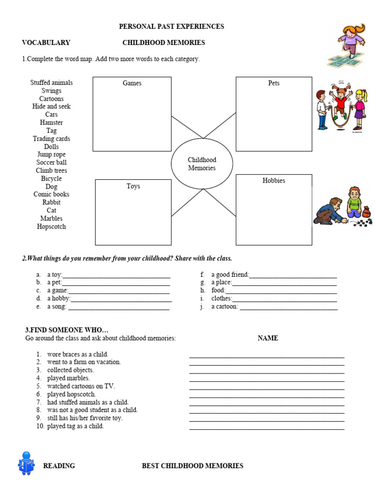 Childhood Memories and Activities Guide | PDF | Stuffed Toys