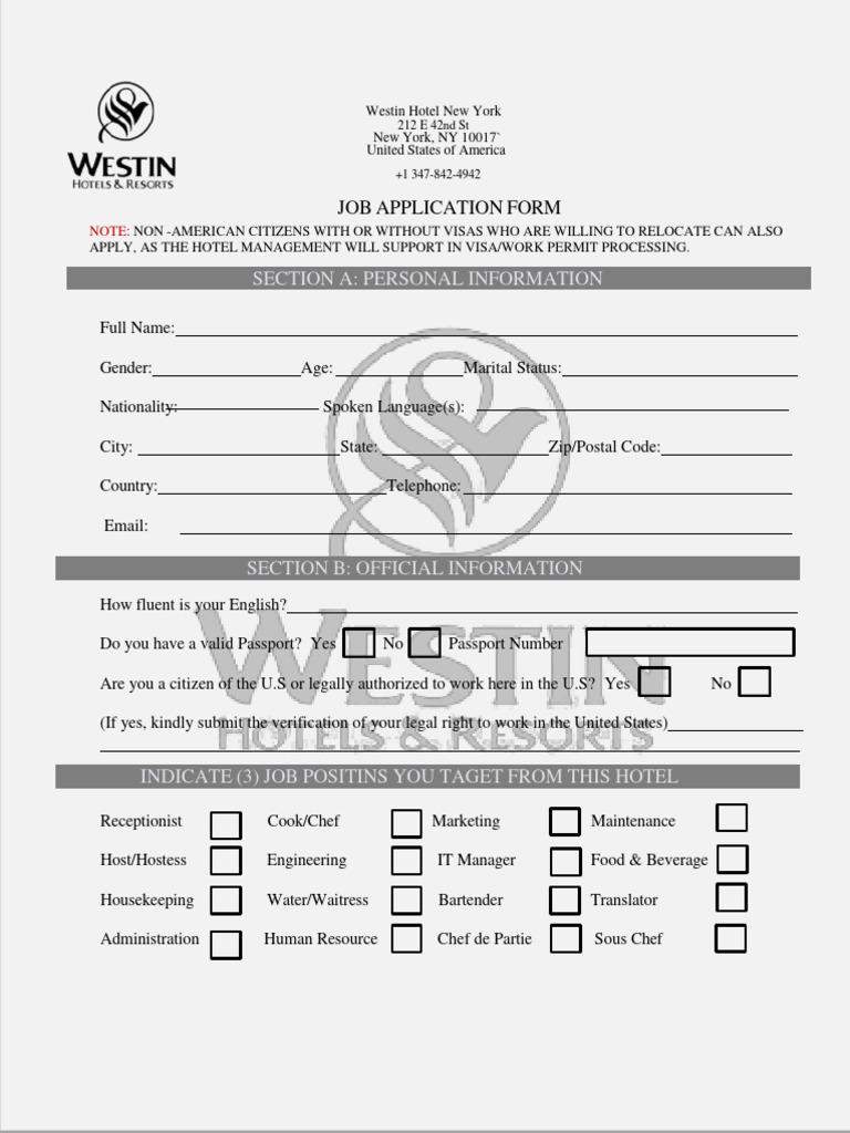 Westin Interview | PDF | Travel Visa